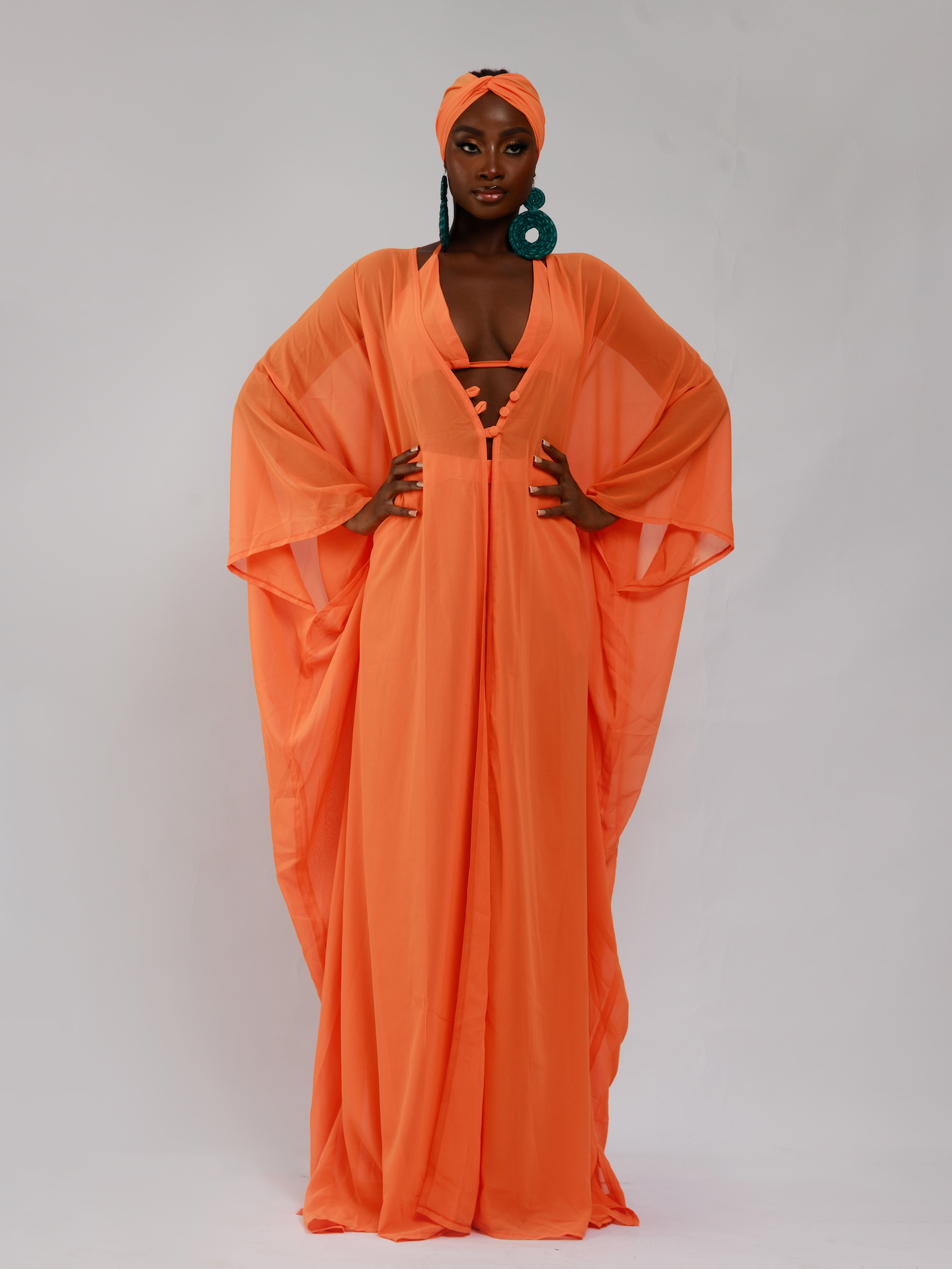 Orange Sapphire Set – TMO Women's Clothing