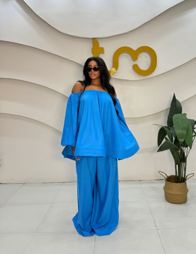 Blue Demure Set – TMO Women's Clothing